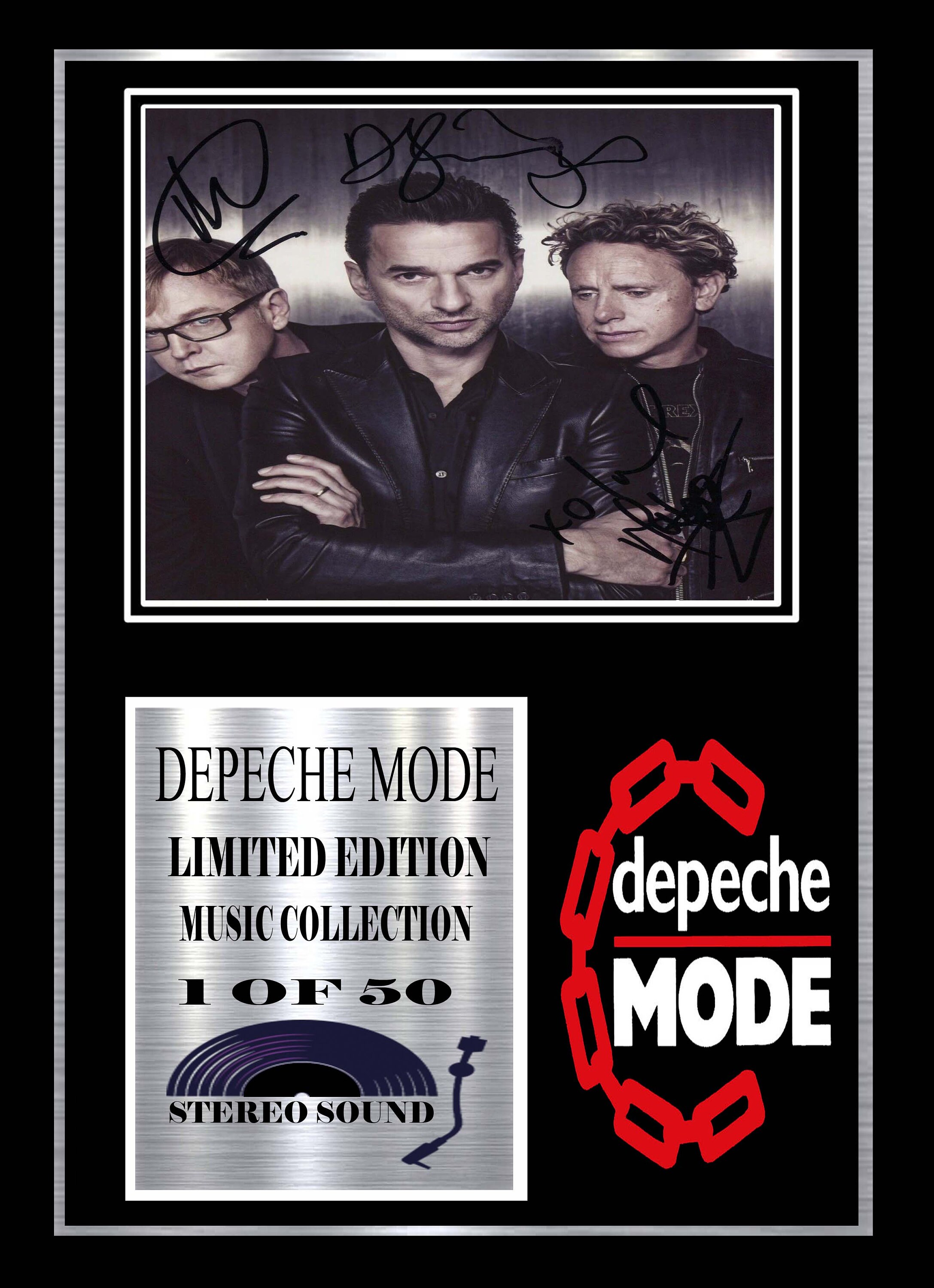 Depeche Mode Signed Display - Etsy