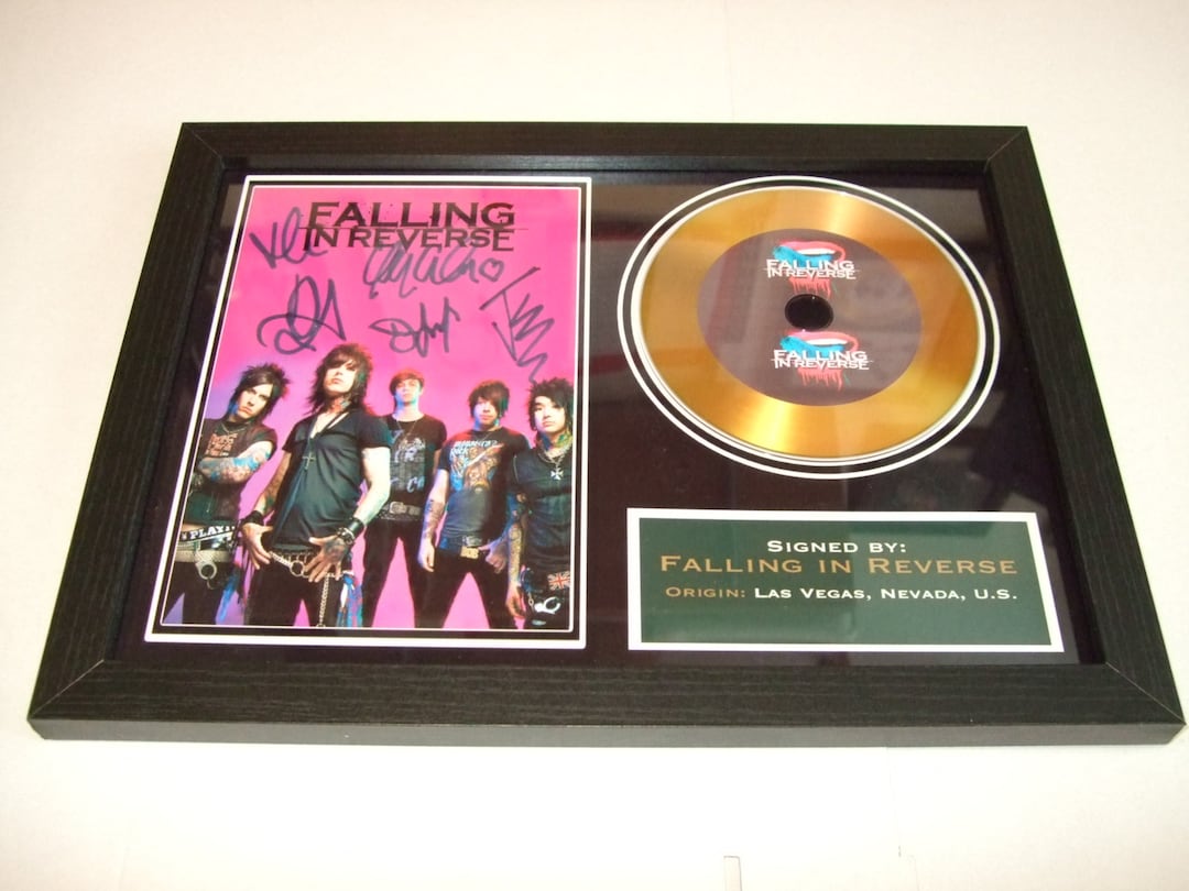 Falling in Reverse Signed Display - Etsy