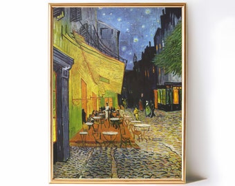 Vincent Van Gogh Cafe De Terrace Poster - Etsy UK