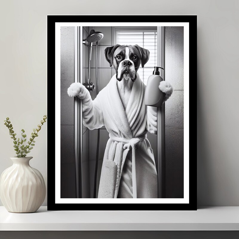 Boxer Art - Etsy