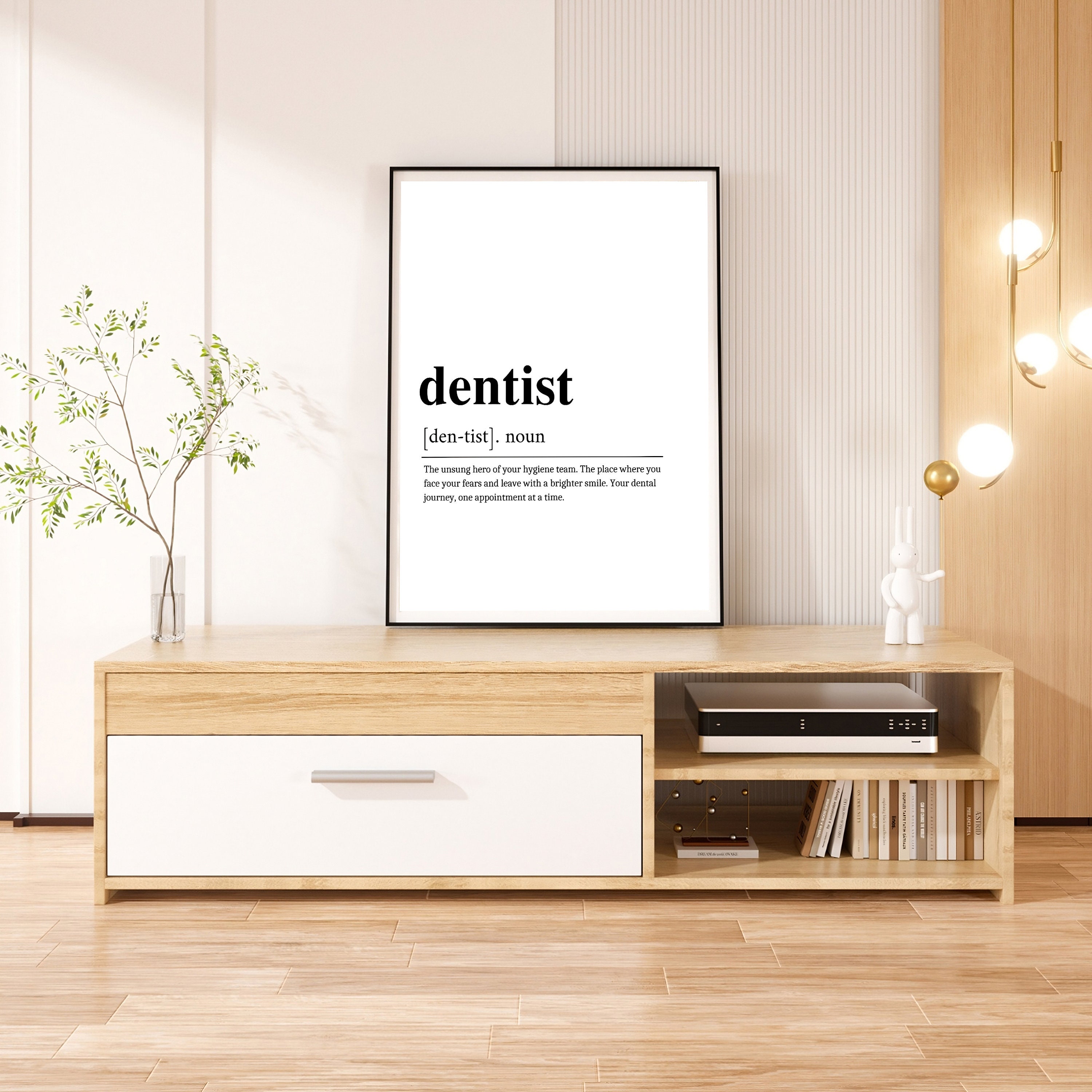Dentist Definition Printable Dentist Art Dentist Quote - Etsy