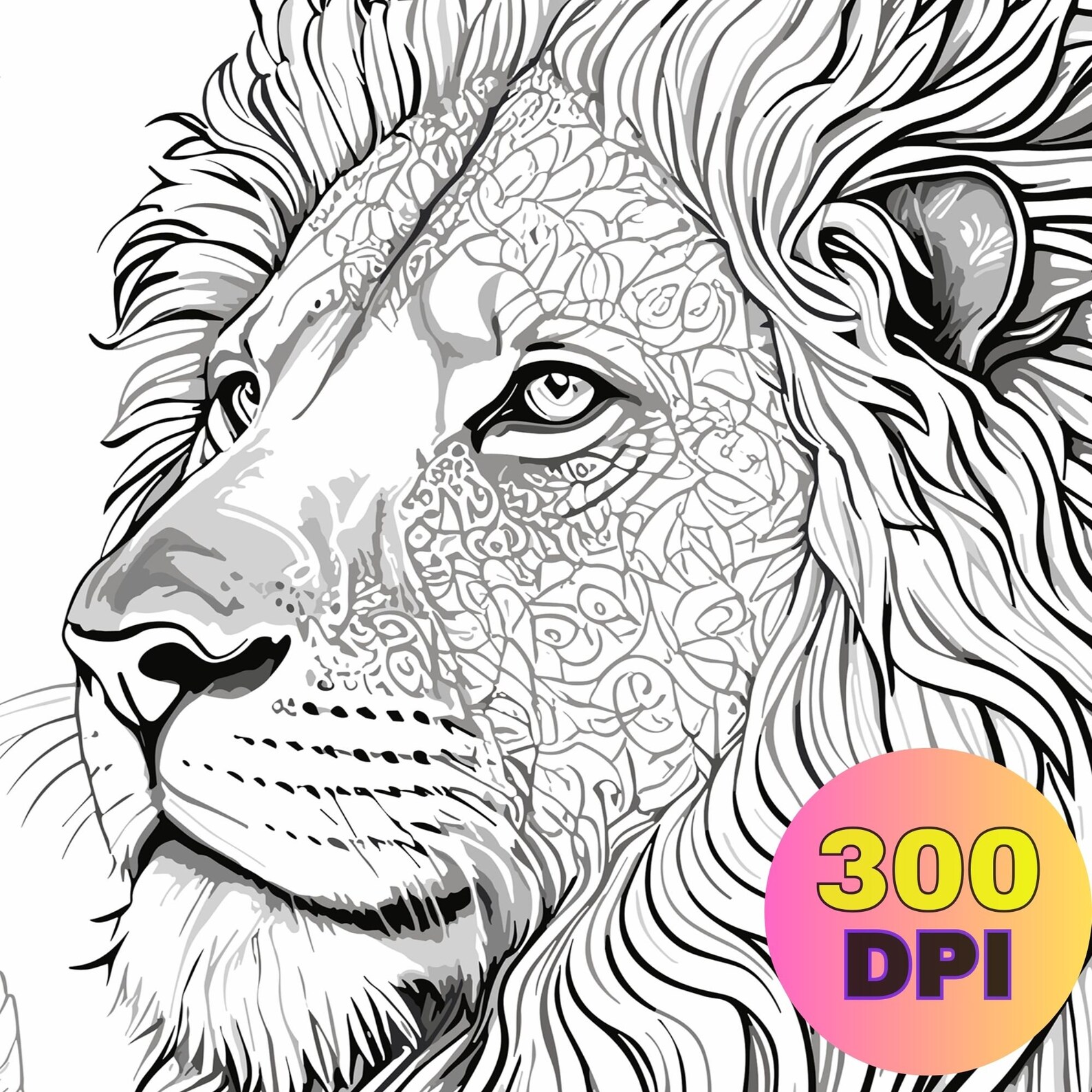 25 Lion Mandala Coloring Pages Adults Coloring Pages - Etsy