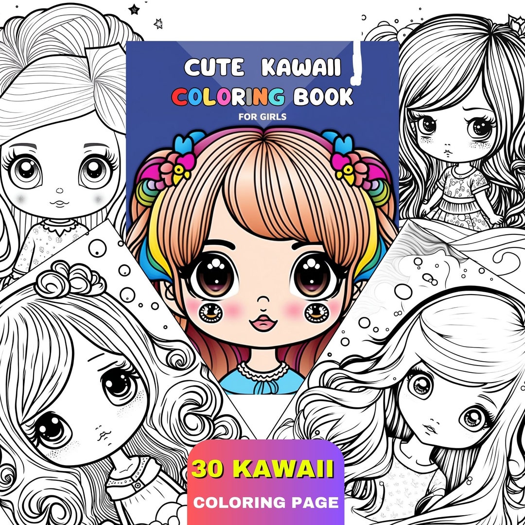 20 Cute Kawaii Coloring Pages | Cute Kawaii Coloring Pages | Printable ...