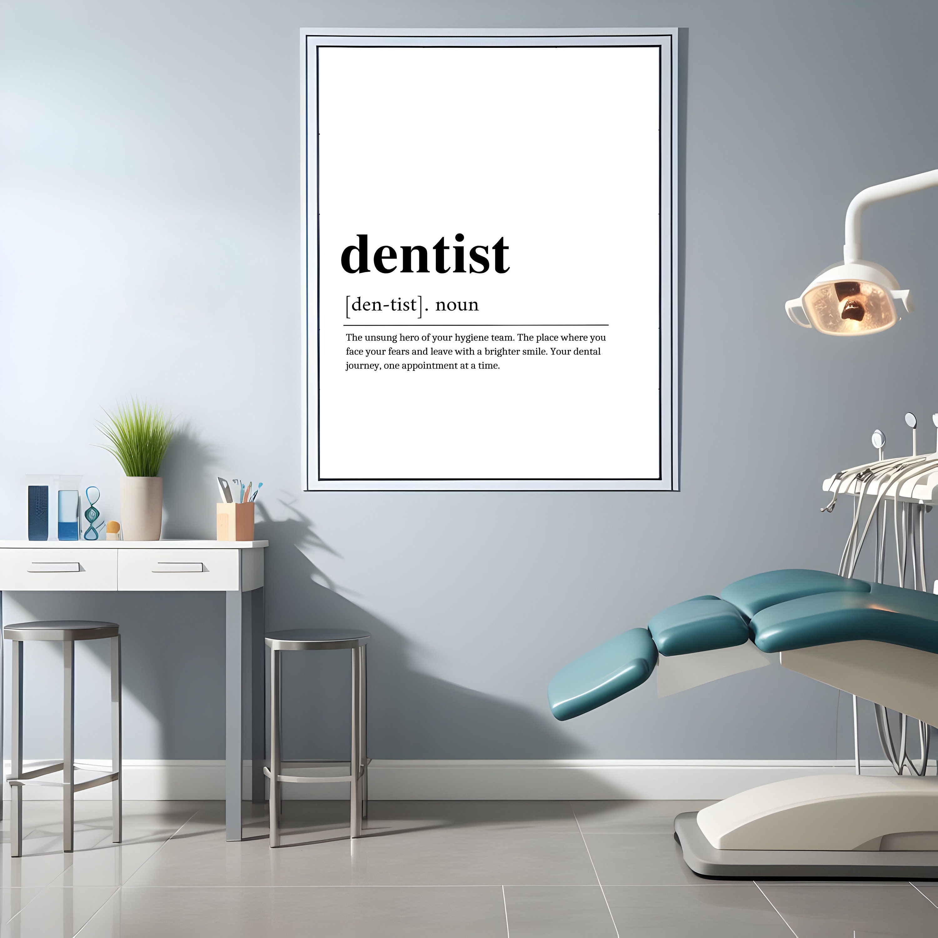 Dentist Definition Printable Dentist Art Dentist Quote - Etsy