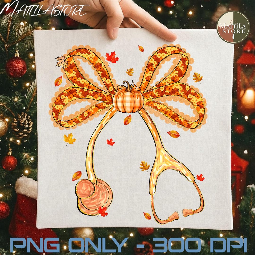 Stethoscope Nurse Png, Fall Nurse Png, Autumn Png, Fall Png, Nurse Png ...