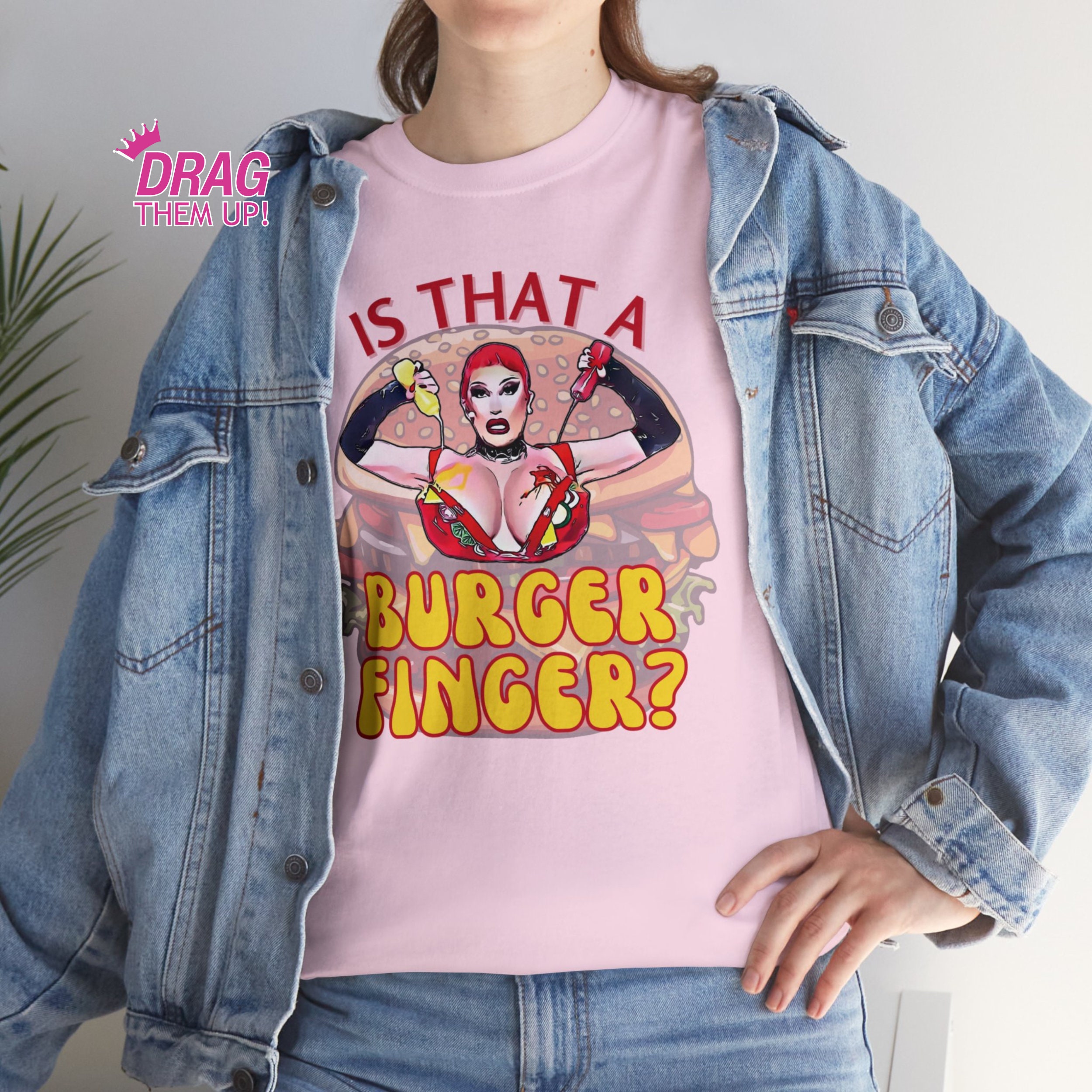 Drag Race Inspired T Shirt Plane Jane Burger Finger Unisex Tee, Crew ...