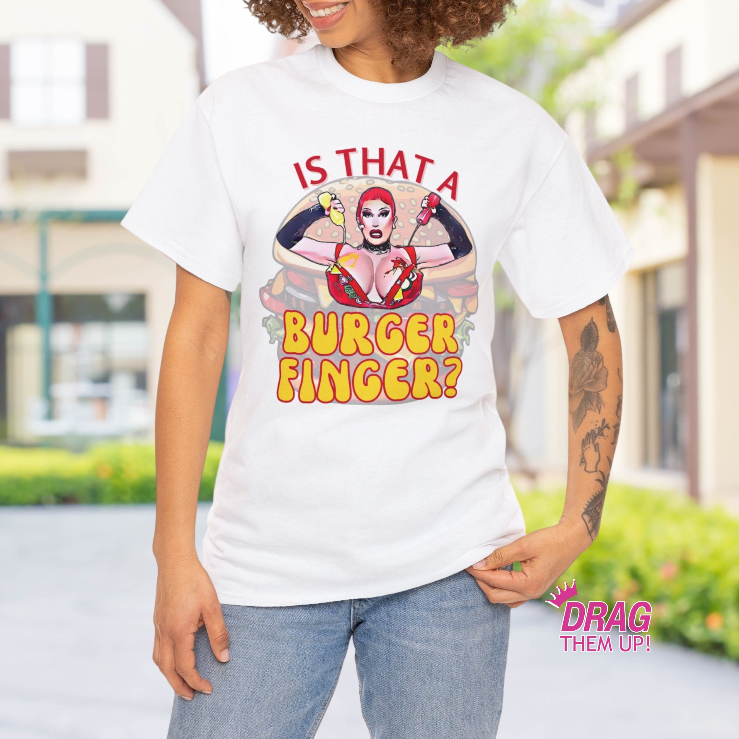 Drag Race Inspired T Shirt Plane Jane Burger Finger Unisex Tee, Crew ...