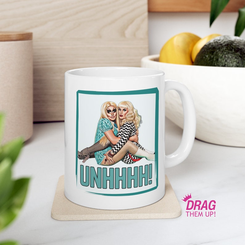 Drag Race Inspired Mug Trixie and Katya Unhhhh, Queer LGBT Gift Idea ...
