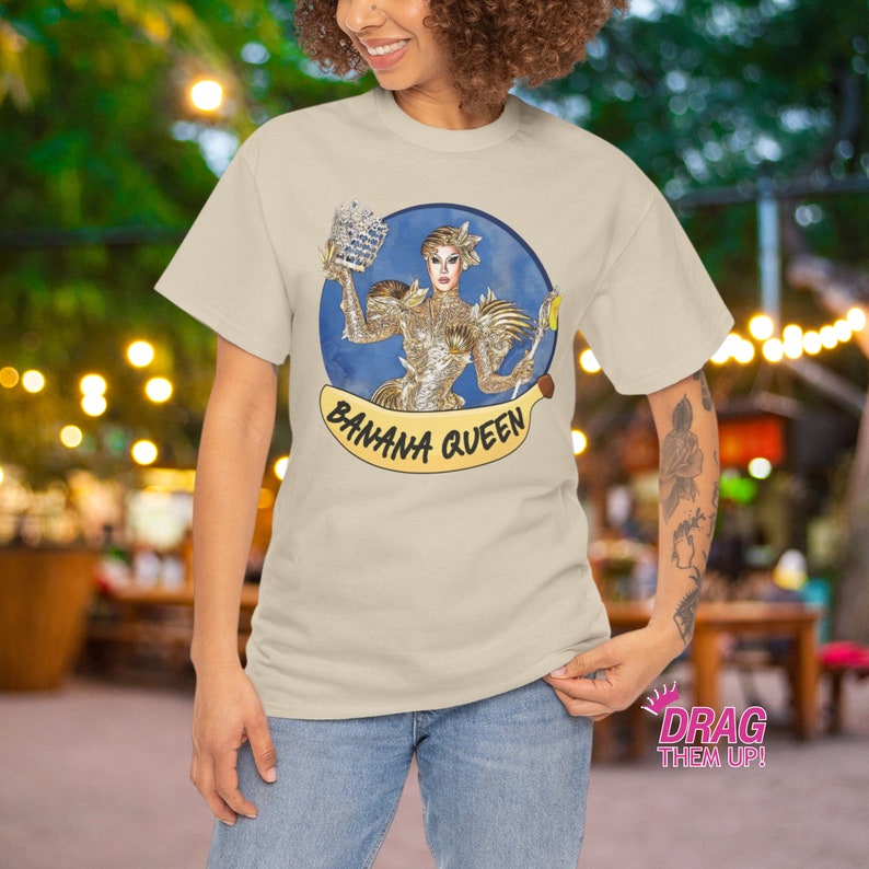Drag Race Inspired T Shirt Nymphia Wind Banana Queen Unisex Tee, Queer ...