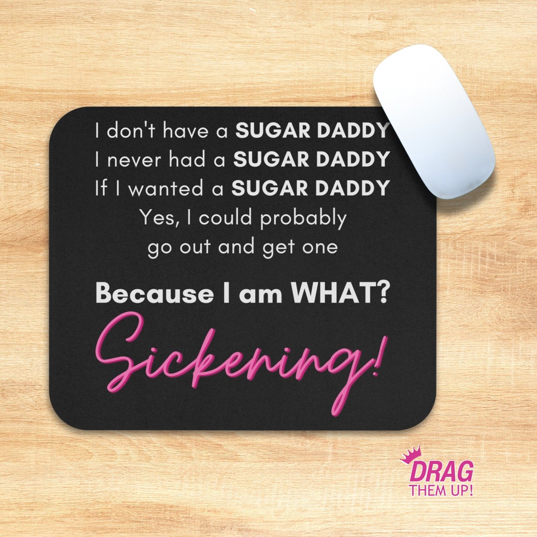 Drag Race Shangela Sugar Daddy Mouse Pad, Queer LGBT Gift Idea ...