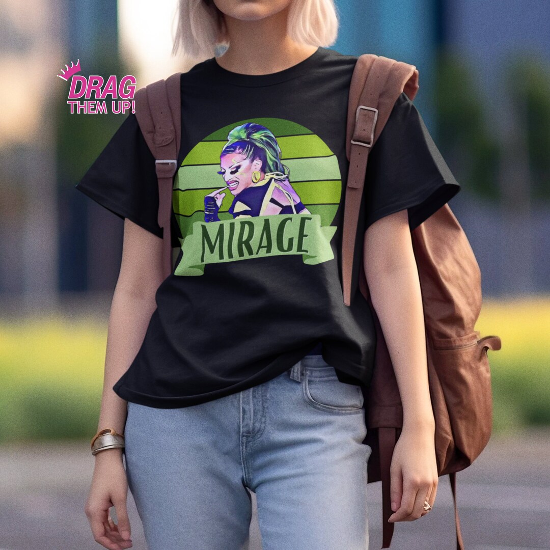 Drag Race Inspired T Shirt Mirage Unisex Tee, Crew Neck, Queer LGBT ...