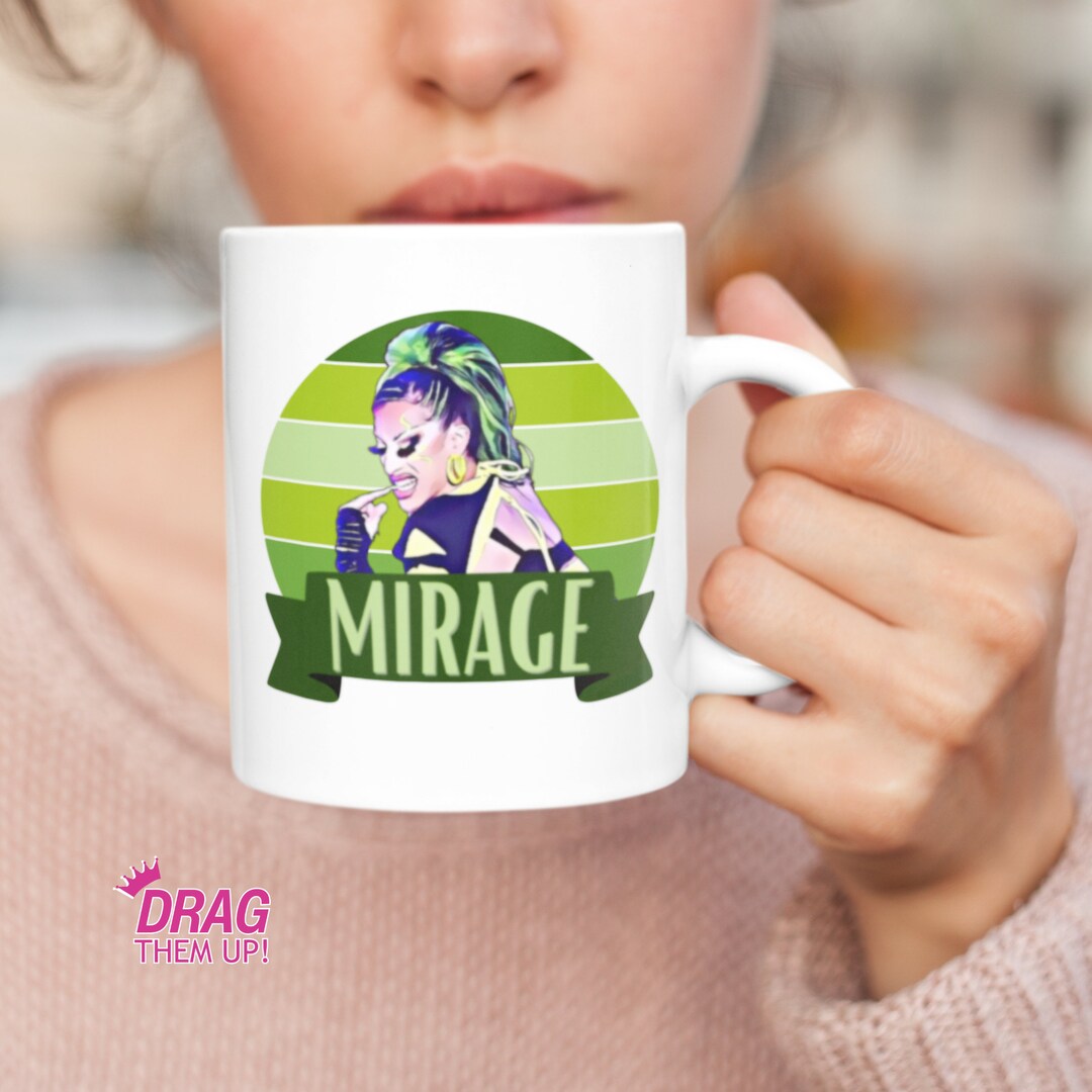 Drag Race Inspired Mug Mirage Ceramic Mug, Queer LGBT Gift Idea, Drag ...