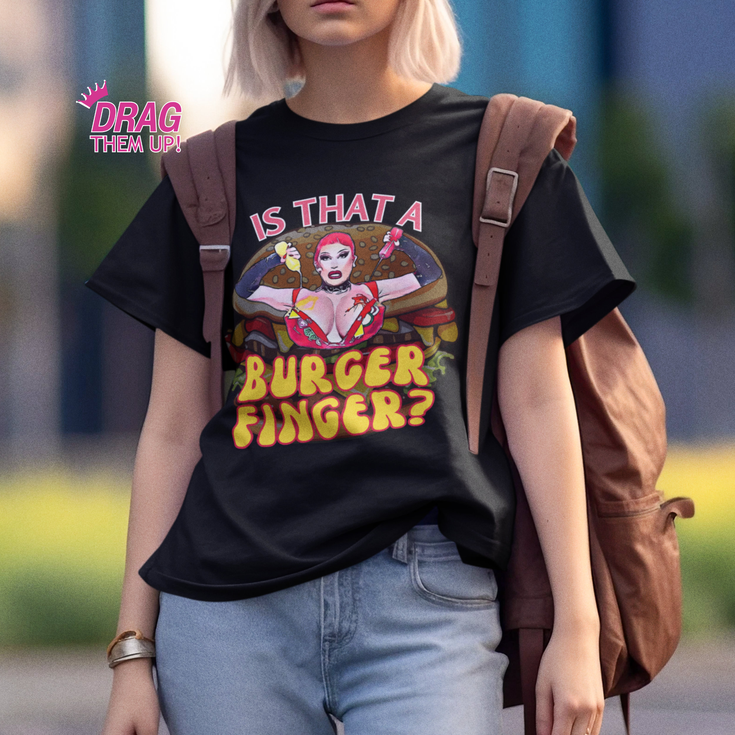 Drag Race Inspired T Shirt Plane Jane Burger Finger Unisex Tee, Crew ...