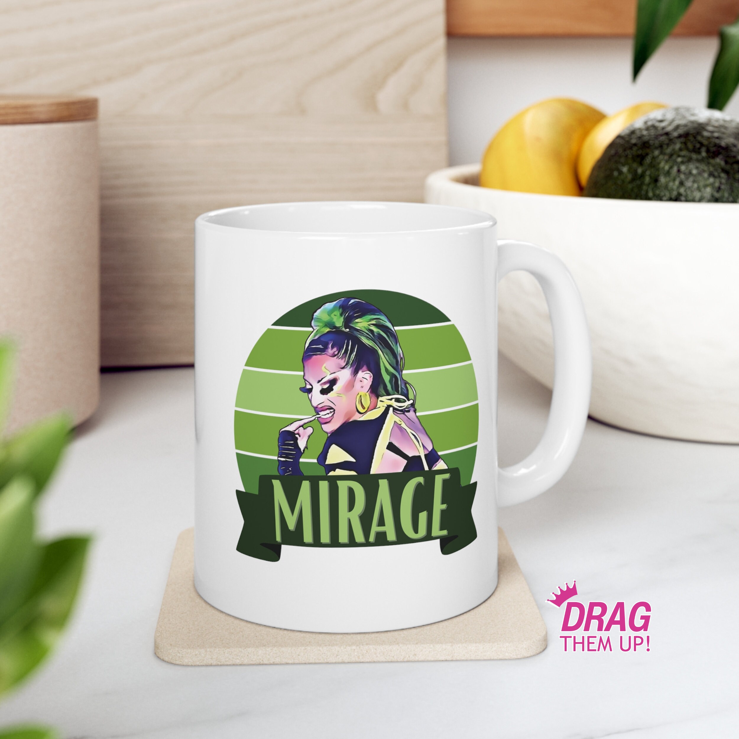 Drag Race Inspired Mug Mirage Ceramic Mug, Queer LGBT Gift Idea, Drag ...