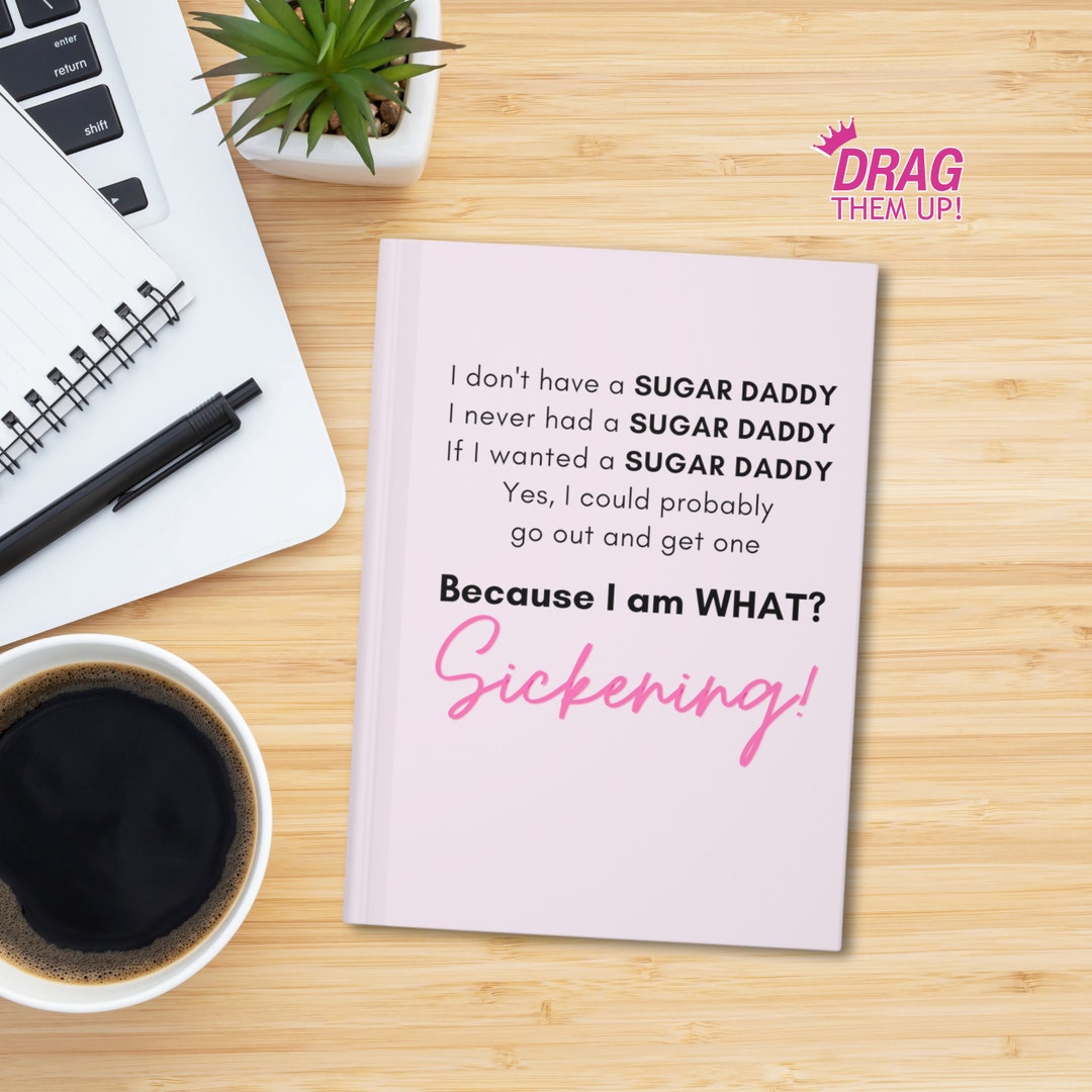 Drag Race Inspired Journal Shangela Sugar Daddy Hardcover, Queer LGBT ...