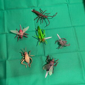 Insect/bug Weird Creepy Hair Clips Made From Used Toys Handmade ...