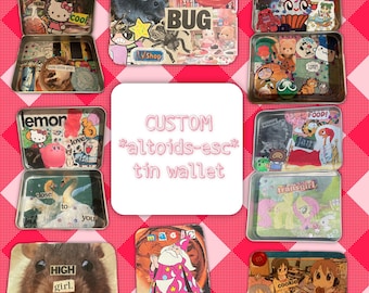 Custom Handmade Altoids Tin Wallet - Etsy