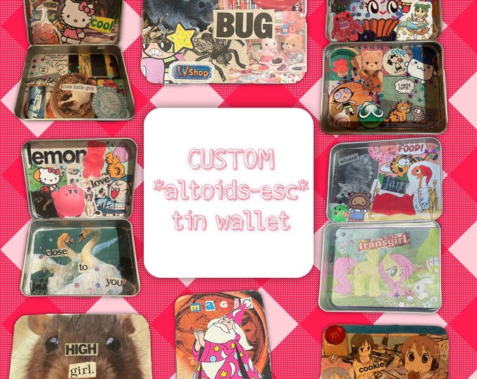 Wallet,altoids Tin,box for Accessories,storage Box,metal Box,tiny Box ...