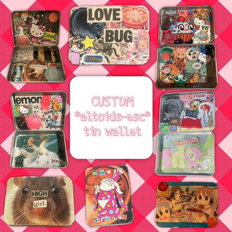 Cute Tin Containers - Etsy