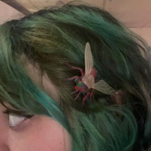 Insect/bug Weird Creepy Hair Clips Made From Used Toys Handmade ...
