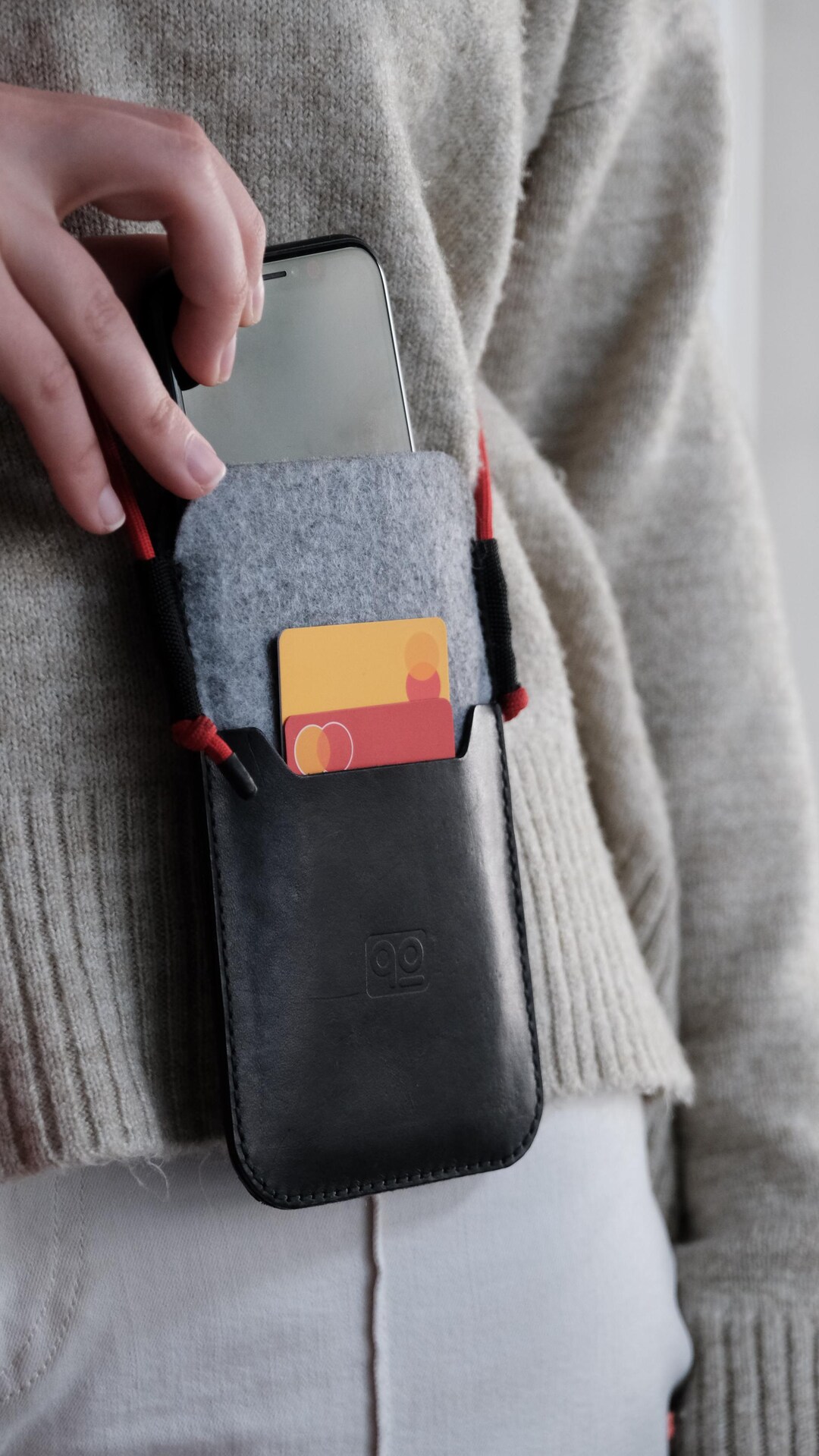 100% Handmade & Handsewn Vegetable Tanned Natural Leather and Felt ...