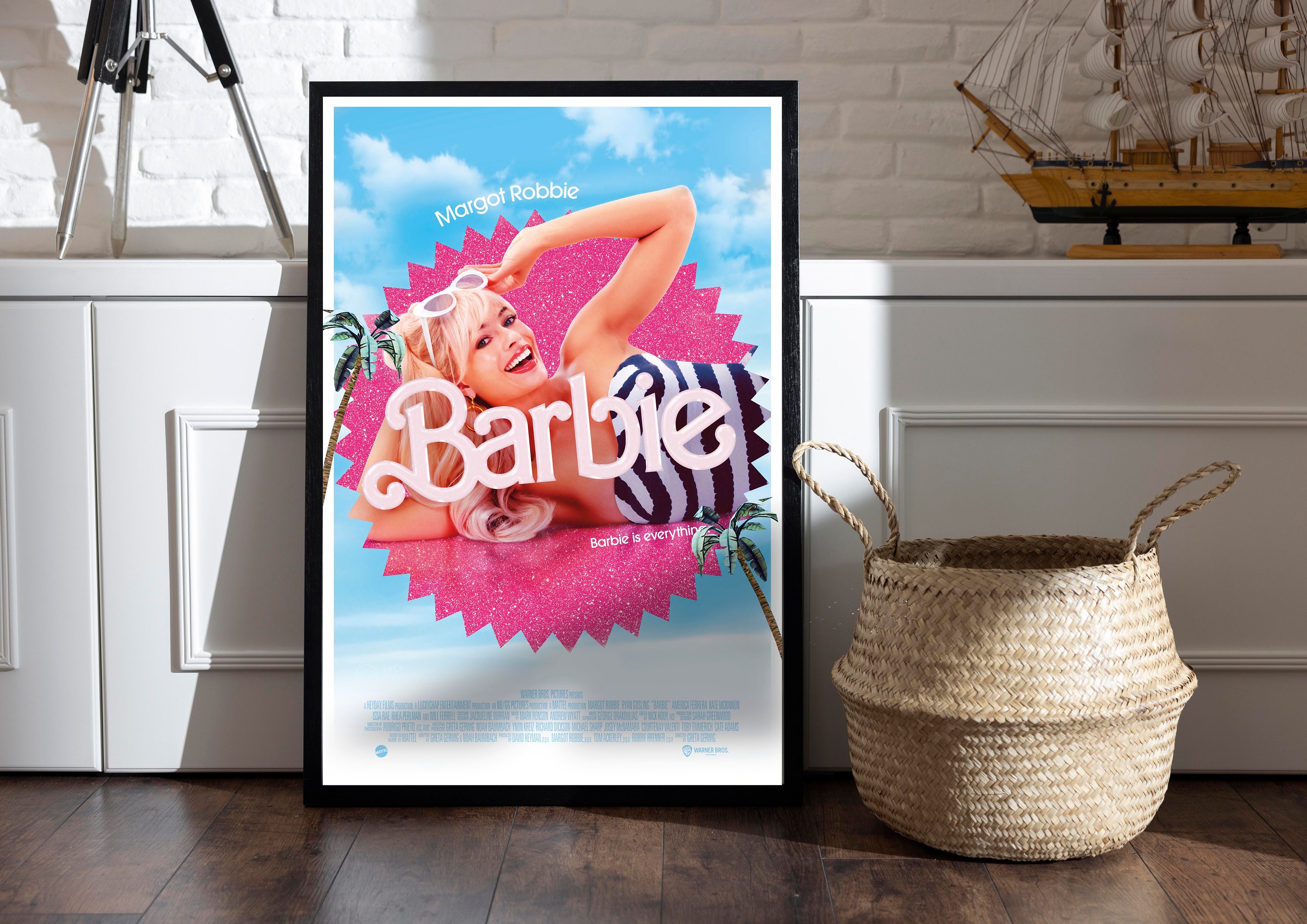 BARBIE, Margot Robbie, Ryan Gosling, Movie Poster sold by Minna miná ...