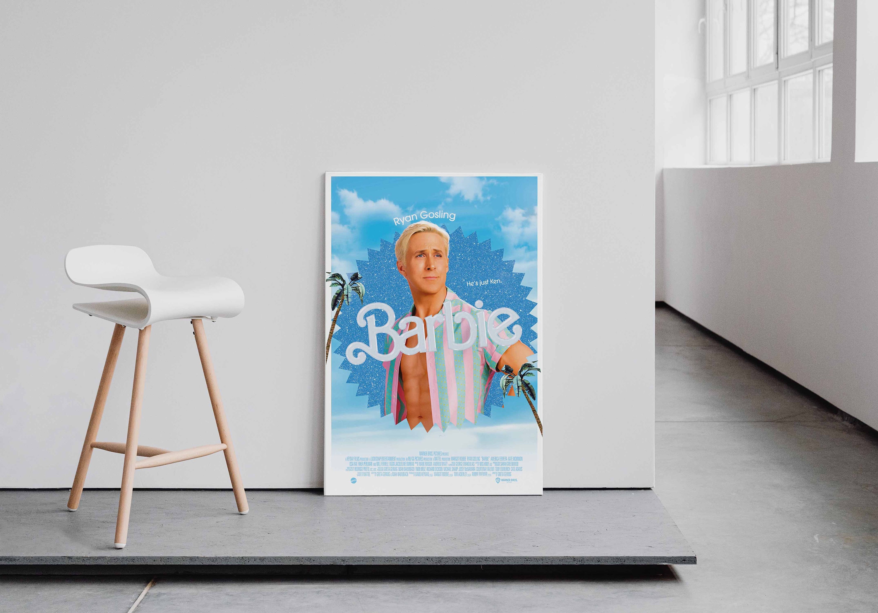 BARBIE, Ryan Gosling, Margot Robbie, Movie, Poster sold by Mon Mothma ...
