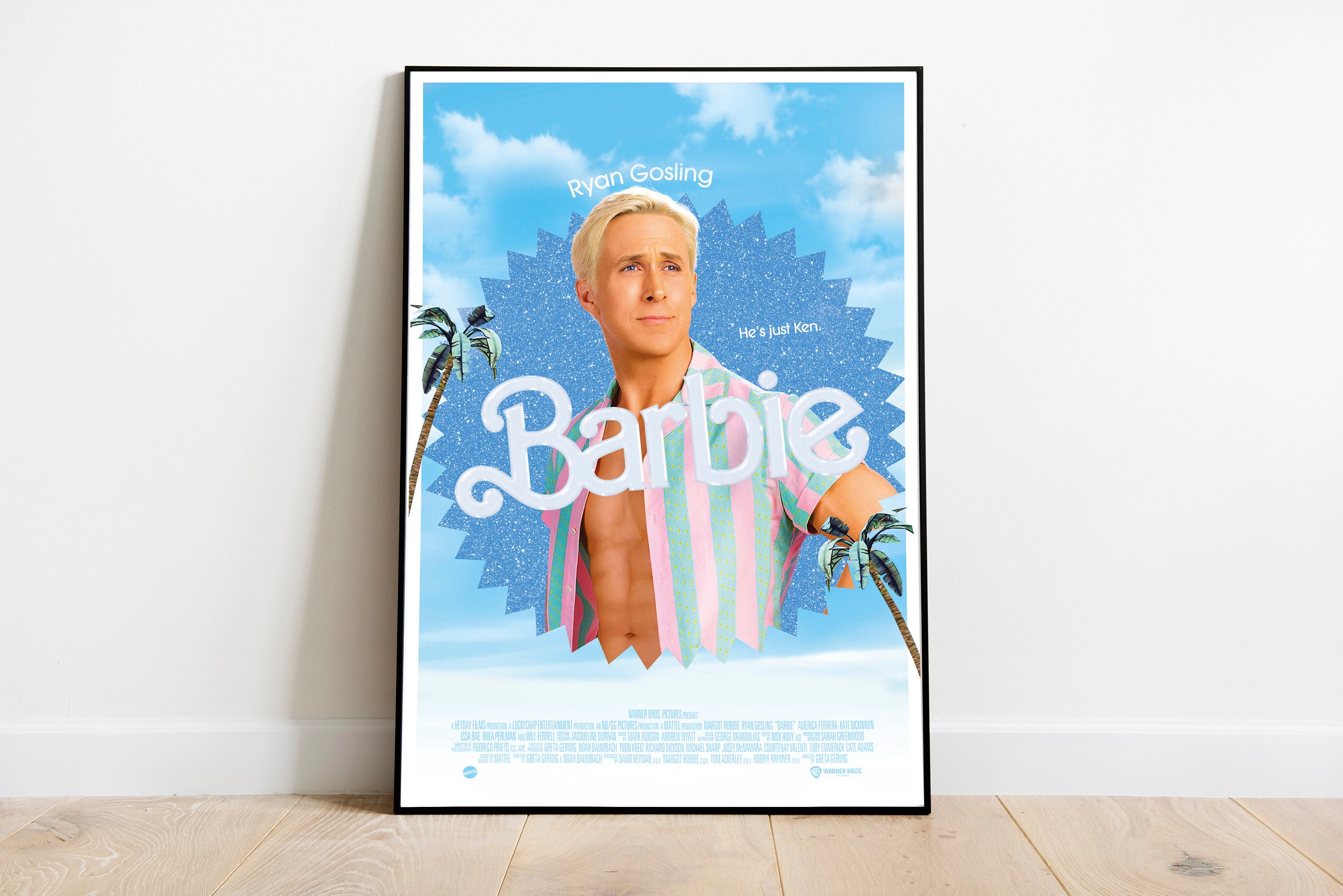 BARBIE, Ryan Gosling, Margot Robbie, Movie, Poster sold by Mon Mothma ...