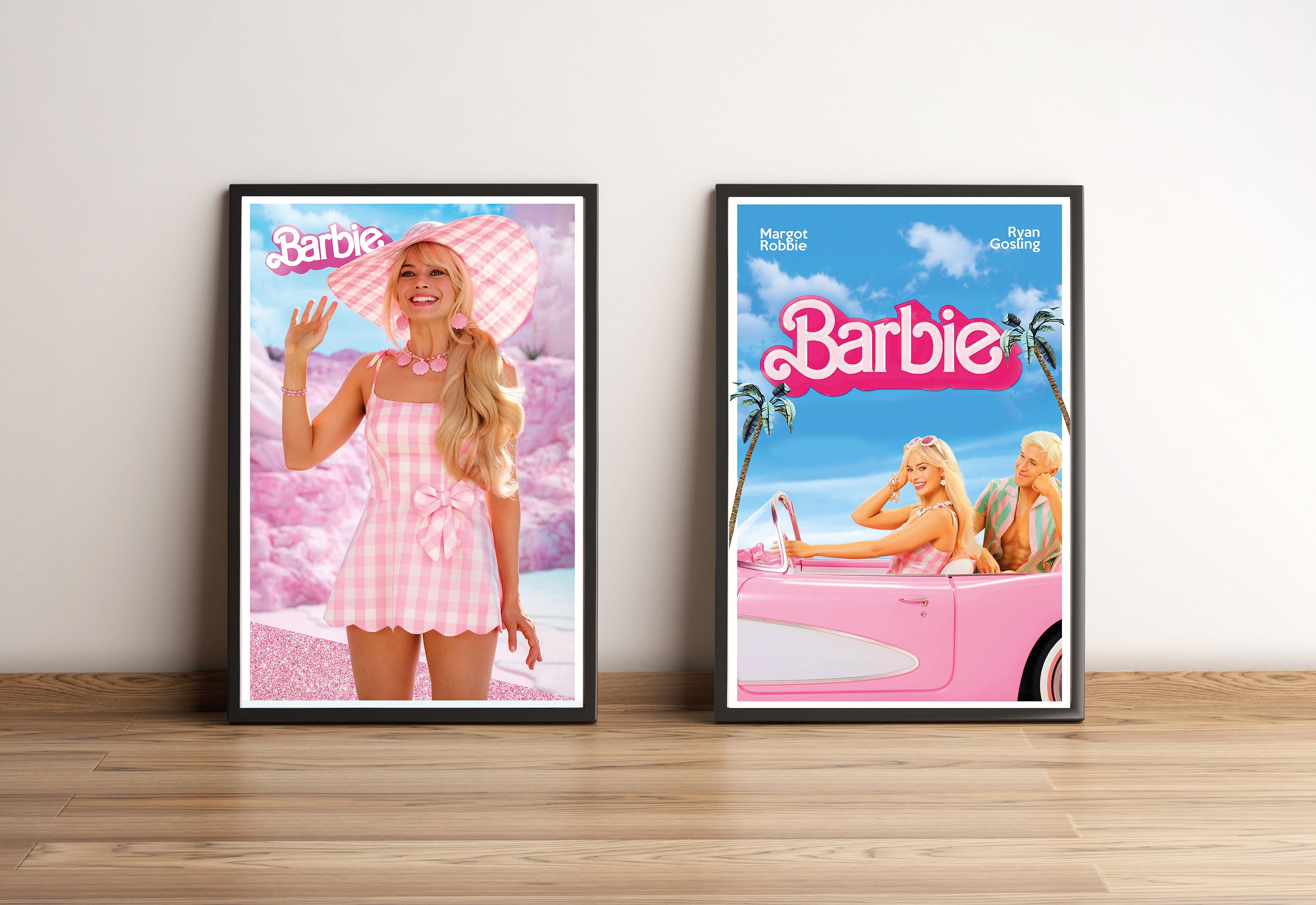 BARBIE Margot Robbie Ryan Gosling Movie 2023 Premium Poster