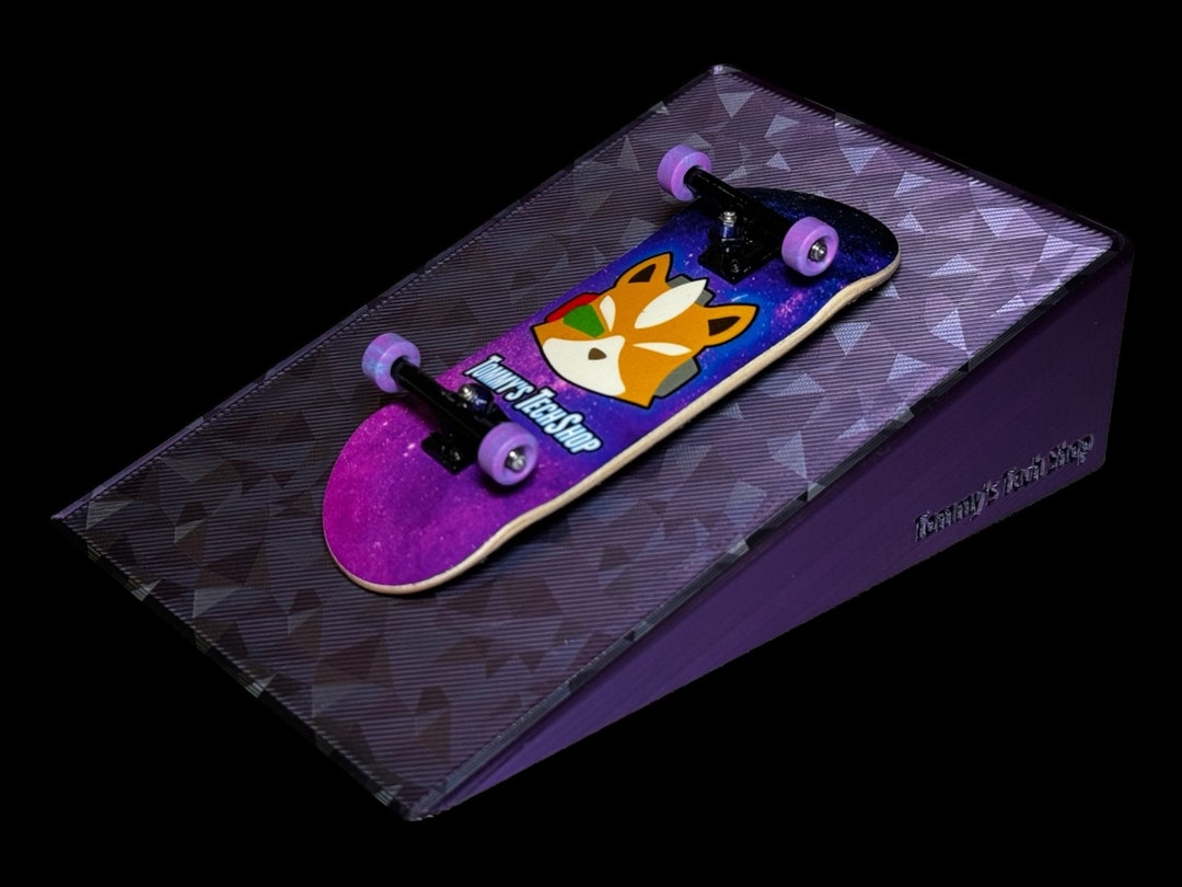Tommy’s Techicker - Fingerboard Kicker in Purple & Black! - Etsy