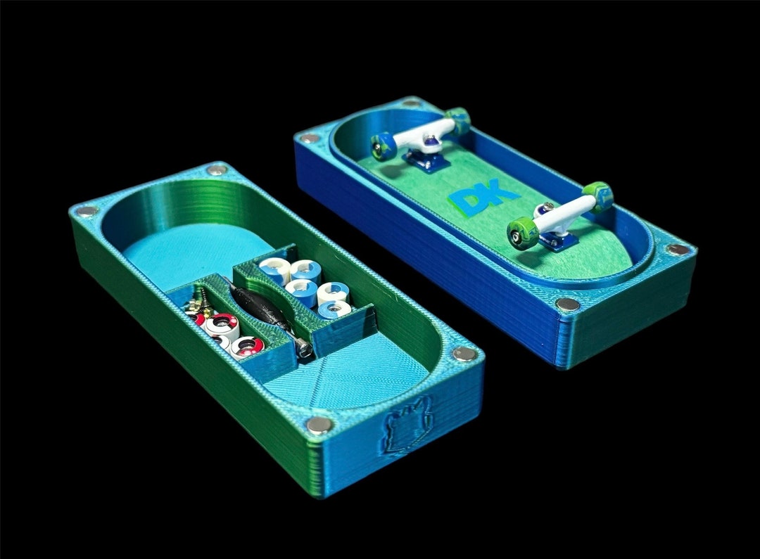 Blue and Green Fingerboard Case UPDATED With Blackriver Tool and Large ...