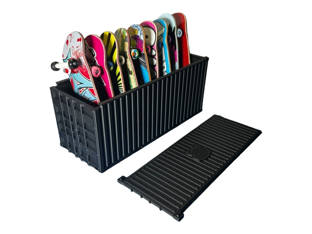 Stackable Shipping Container With Sliding Lid! Perfect for Office Decor ...