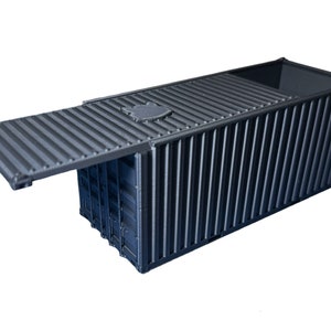 Stackable Shipping Container With Sliding Lid! Perfect for Office Decor ...