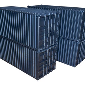 Stackable Shipping Container With Sliding Lid! Perfect for Office Decor ...