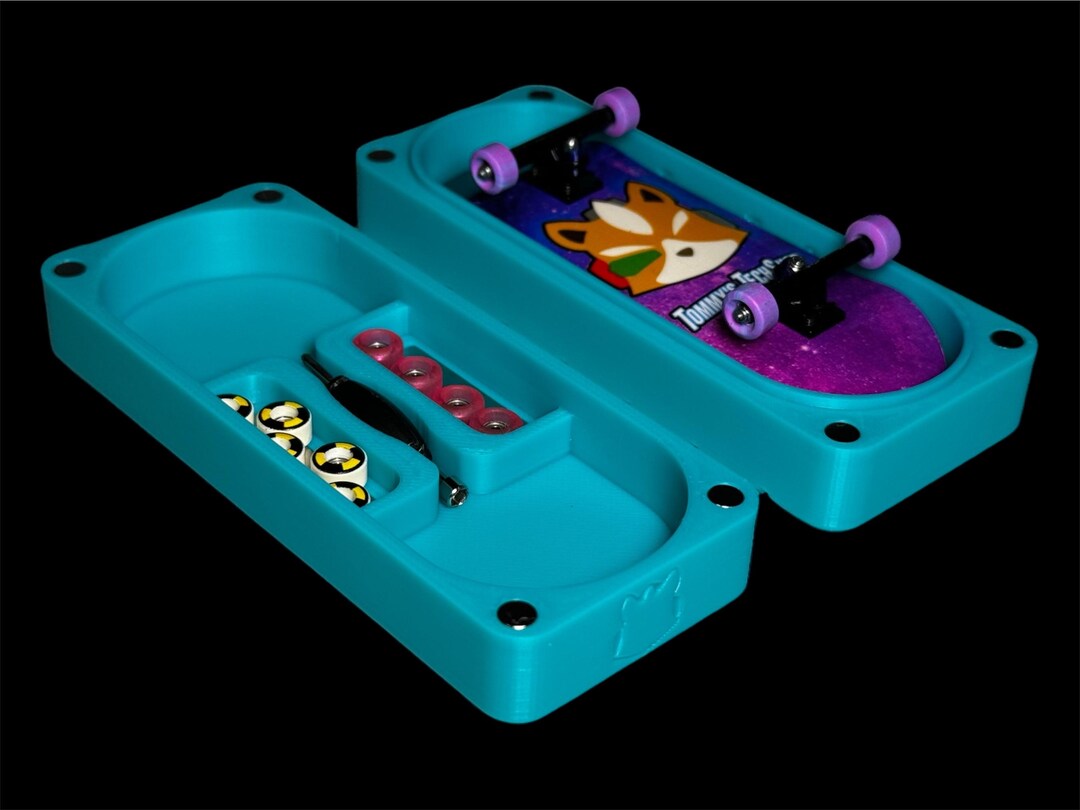 Tommy’s Tech Case | Fingerboard Case [tommy Bahama Blue] With Accessory ...