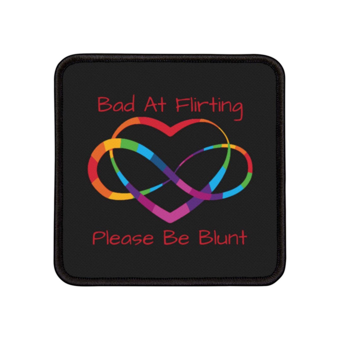 Neurodivergent Pride Patch, Polyamory Infinity Heart (iron-on, Bright ...