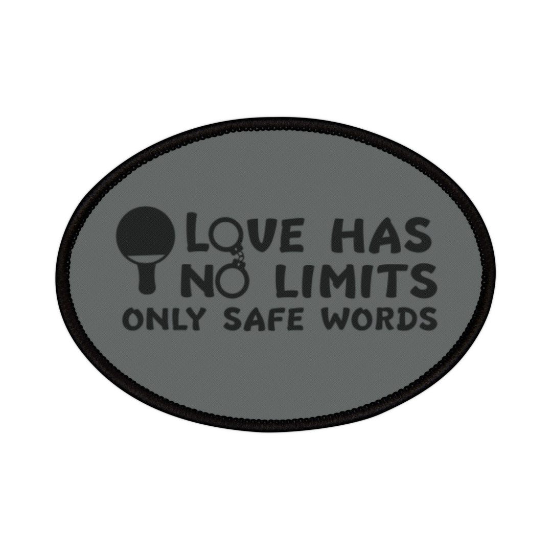 Kink Pride Patch: Love Has No Limits Message (iron-on Oval & Rectangle ...