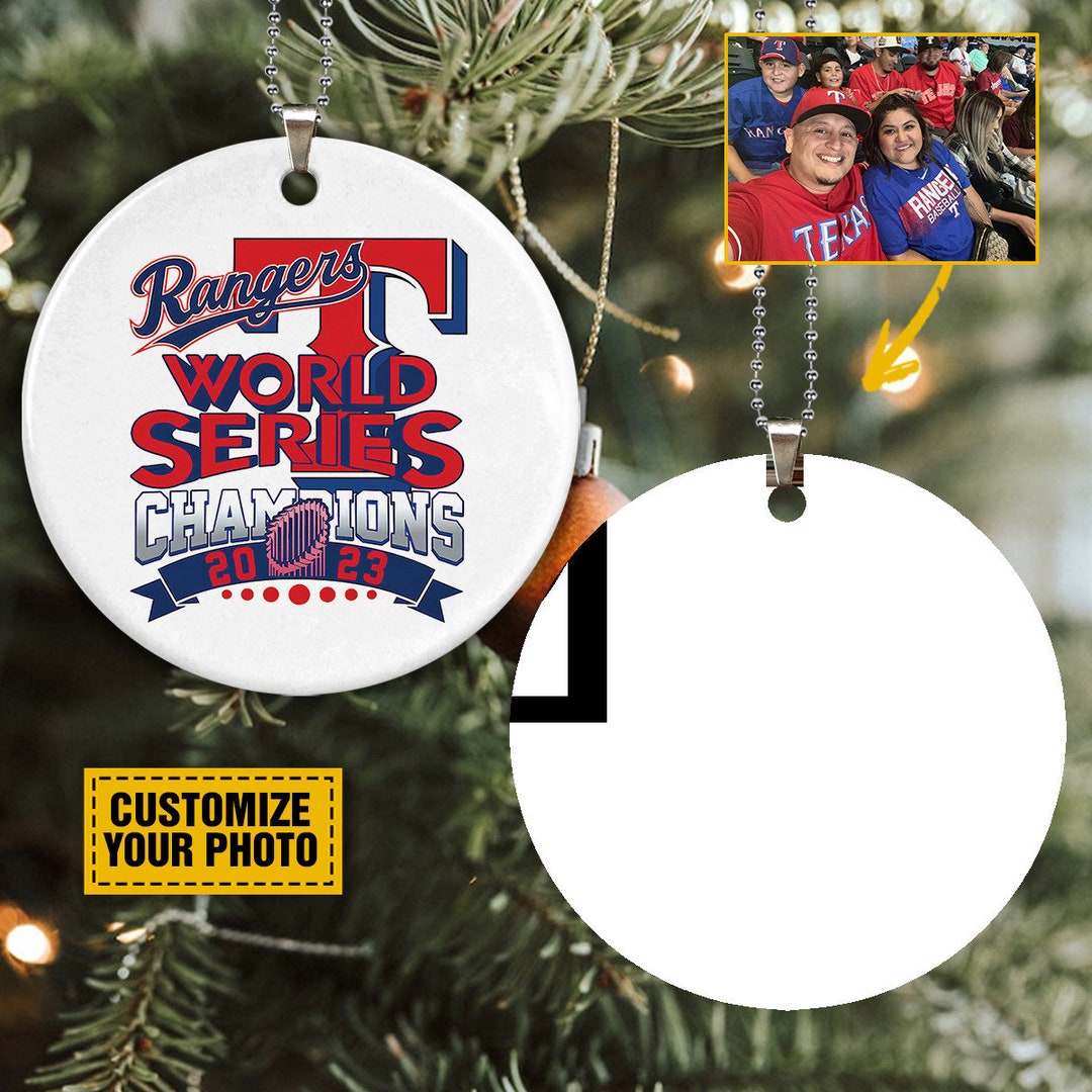 Custom Ornament Texas Rangers Baseball Ornament World Series - Etsy