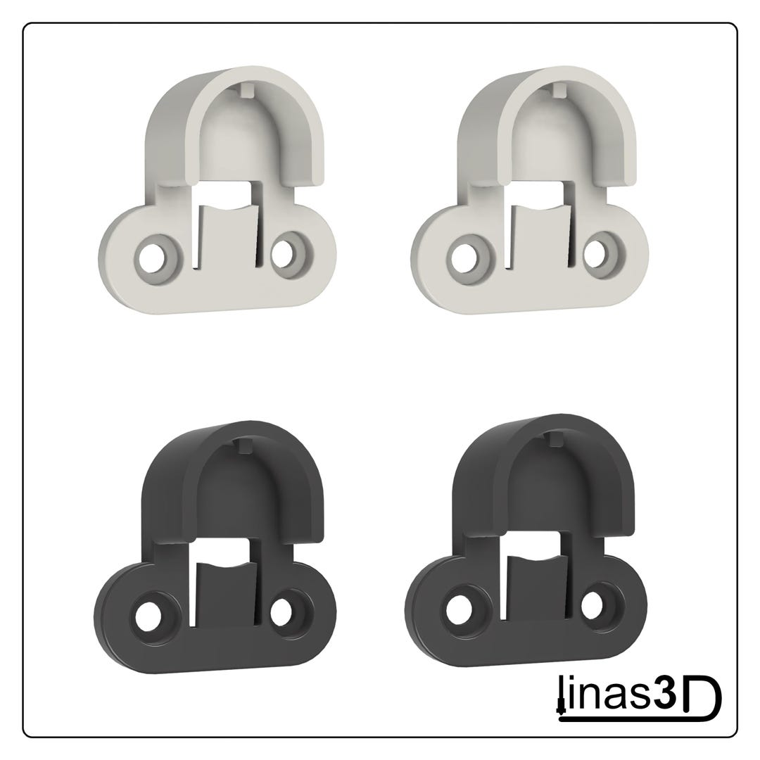 Clothes Rail Holder for IKEA Komplement PAX, Replacement Wardrobe Rail ...