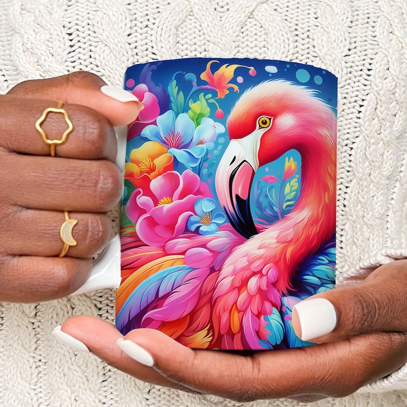 Flamingo Mugs - Etsy