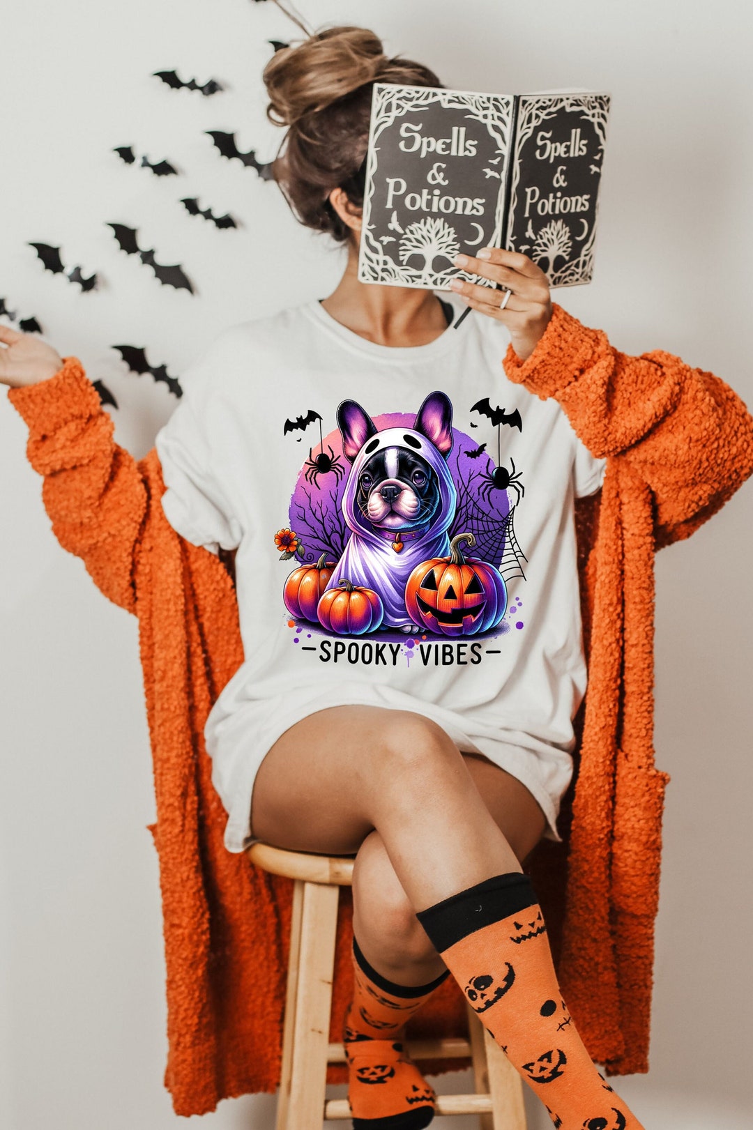 French Bulldog Spooky Png, Ghost Dog Png, Spooky Ghost Png, Halloween ...