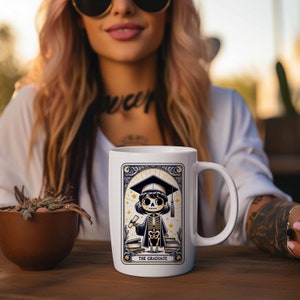 The Graduate PNG, the Graduate Skeleton Tarot Card Png, Graduate Shirt ...