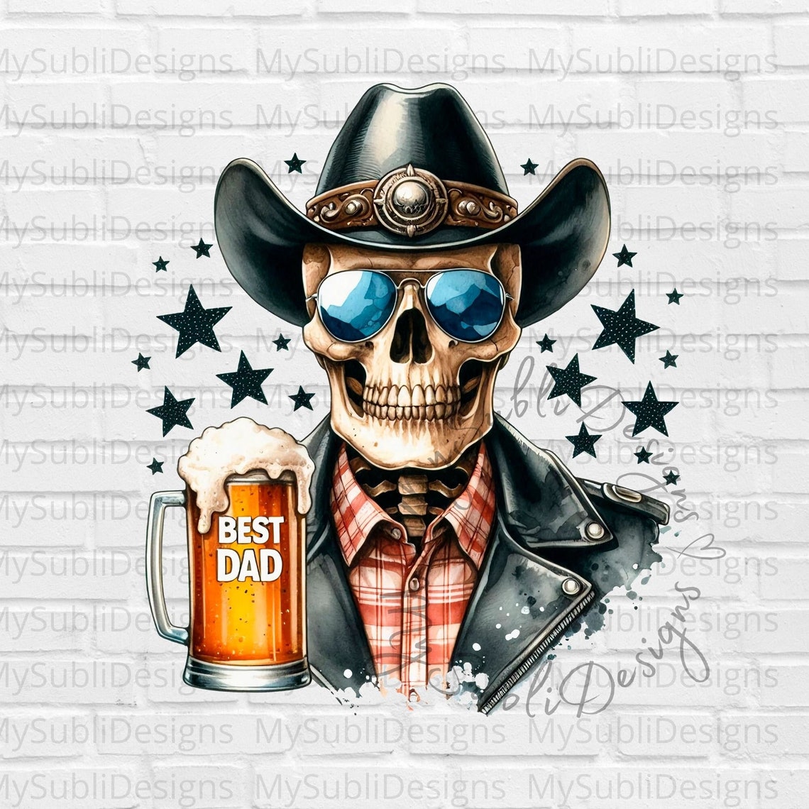 Western Best Dad Png, Western Png, Father's Day Png, Birthday Dad Png ...