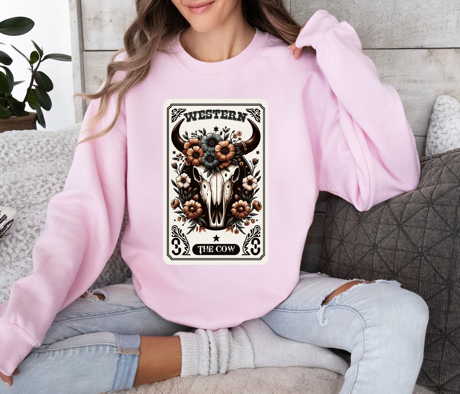 Boho Cow Png, the Cow Tarot Card Png, Cow Png, Funny Skeleton Png ...