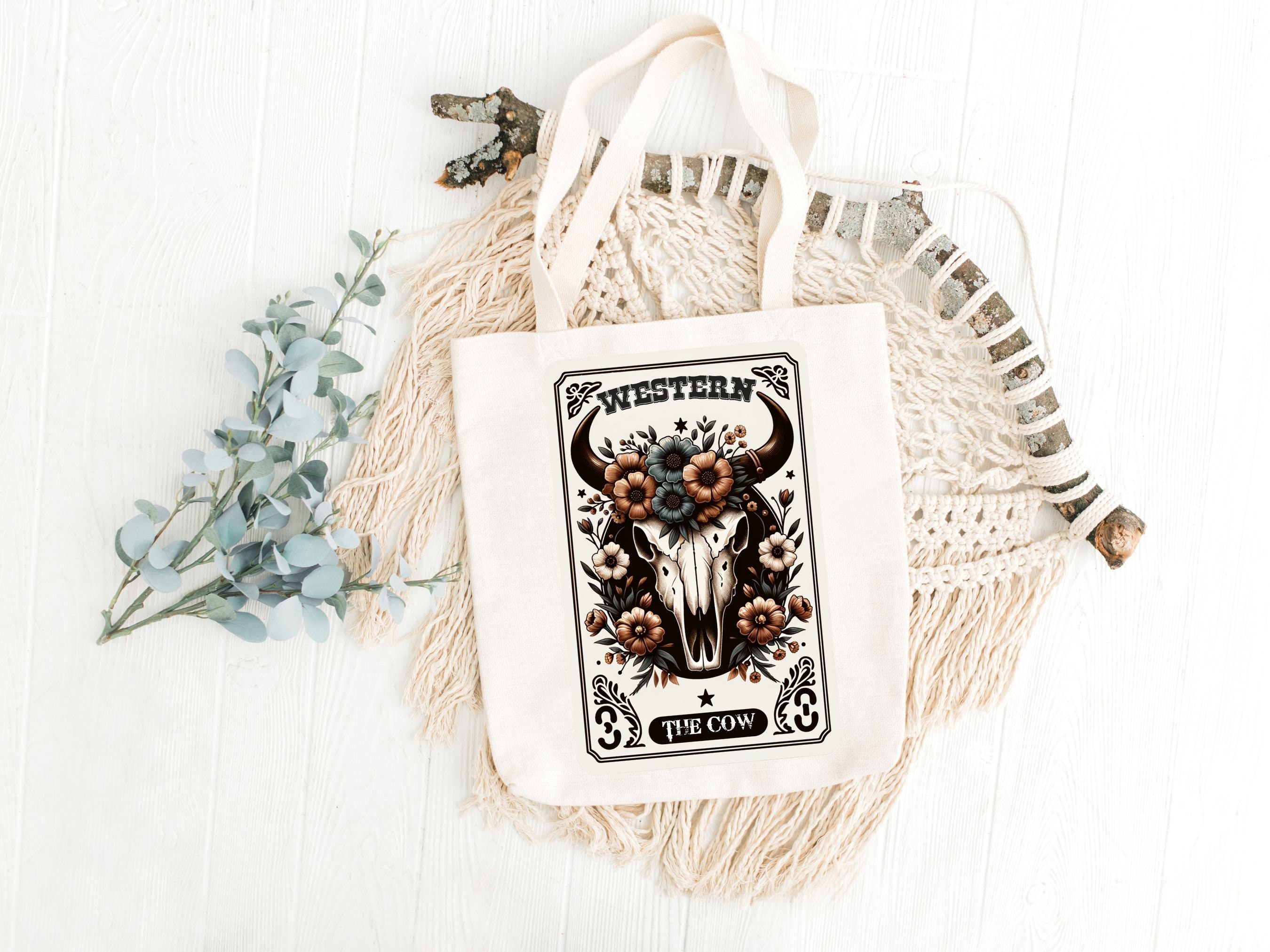 Boho Cow Png, the Cow Tarot Card Png, Cow Png, Funny Skeleton Png ...