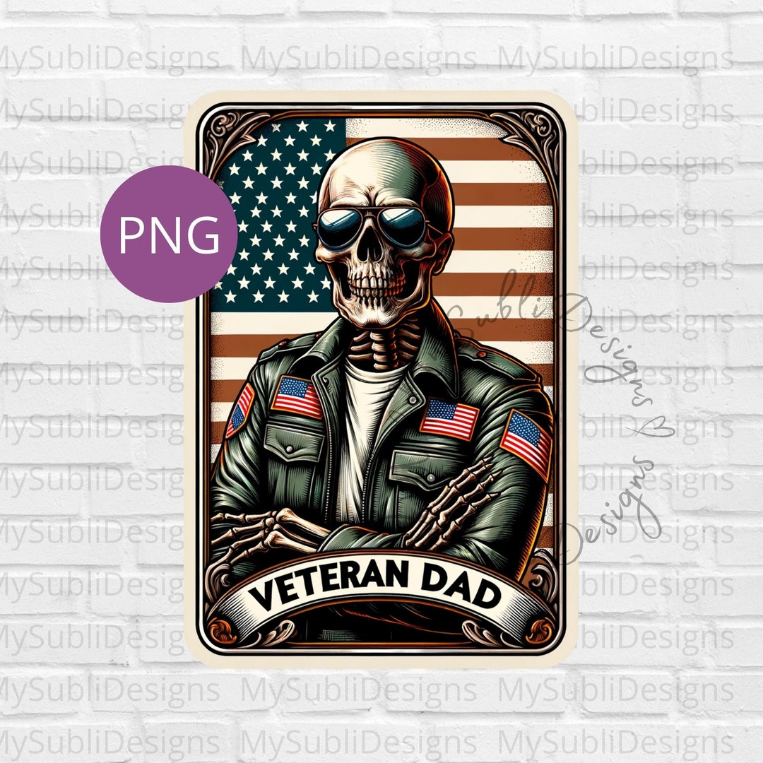Veteran Dad Tarot Card Png, Tarot Card Png, Veteran Day Png, Trendy ...