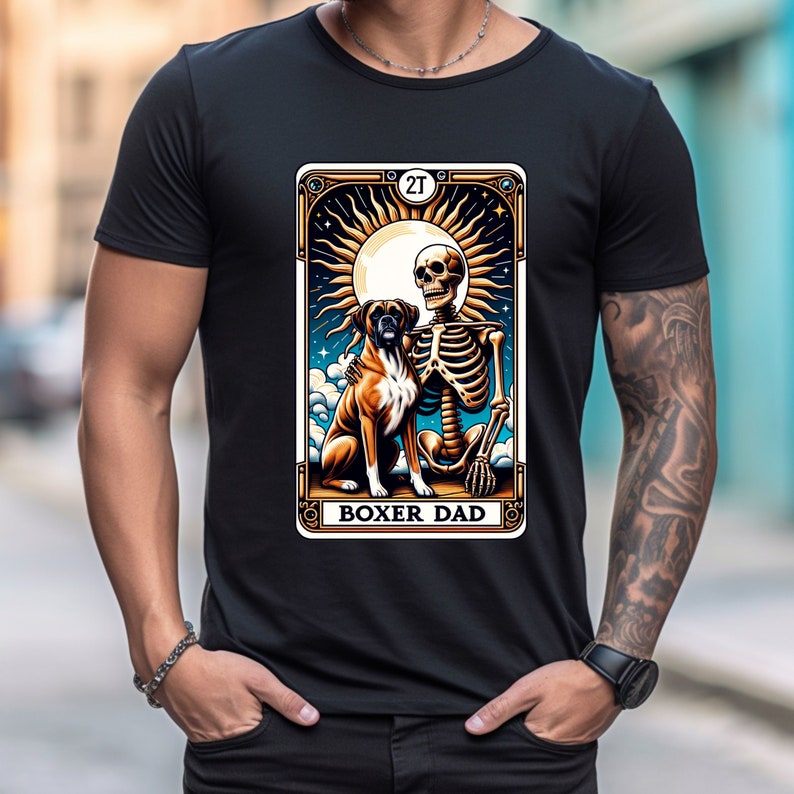 Boxer Dad Tarot Card Png, Tarot Dog png, Boxer png, Tarot Card Dogs ...