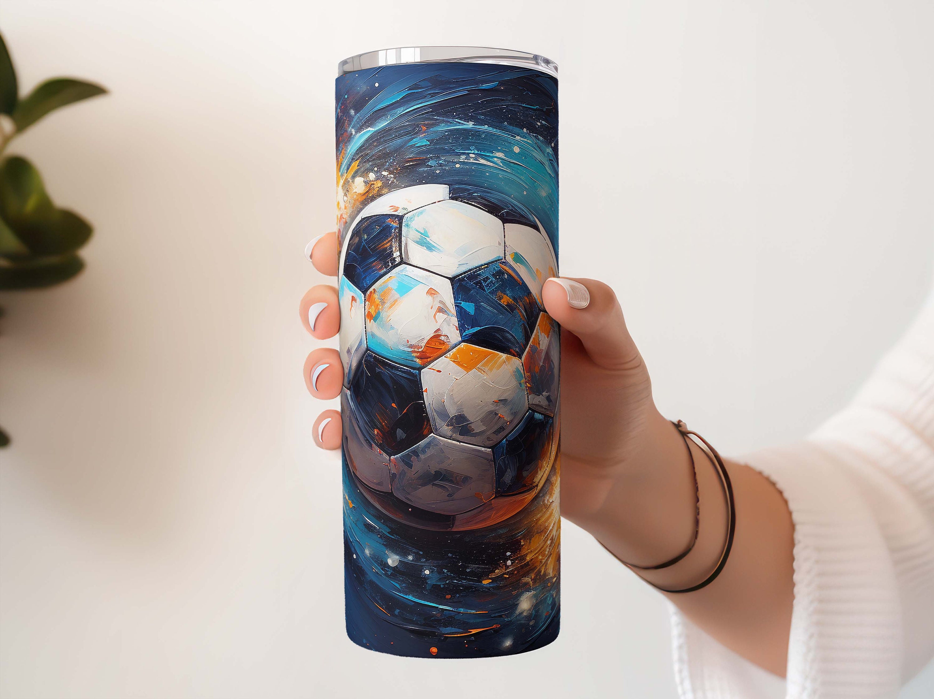 Soccer Ball Tumbler Wrap 20oz Skinny, Soccer Tumblers, Football Wraps ...
