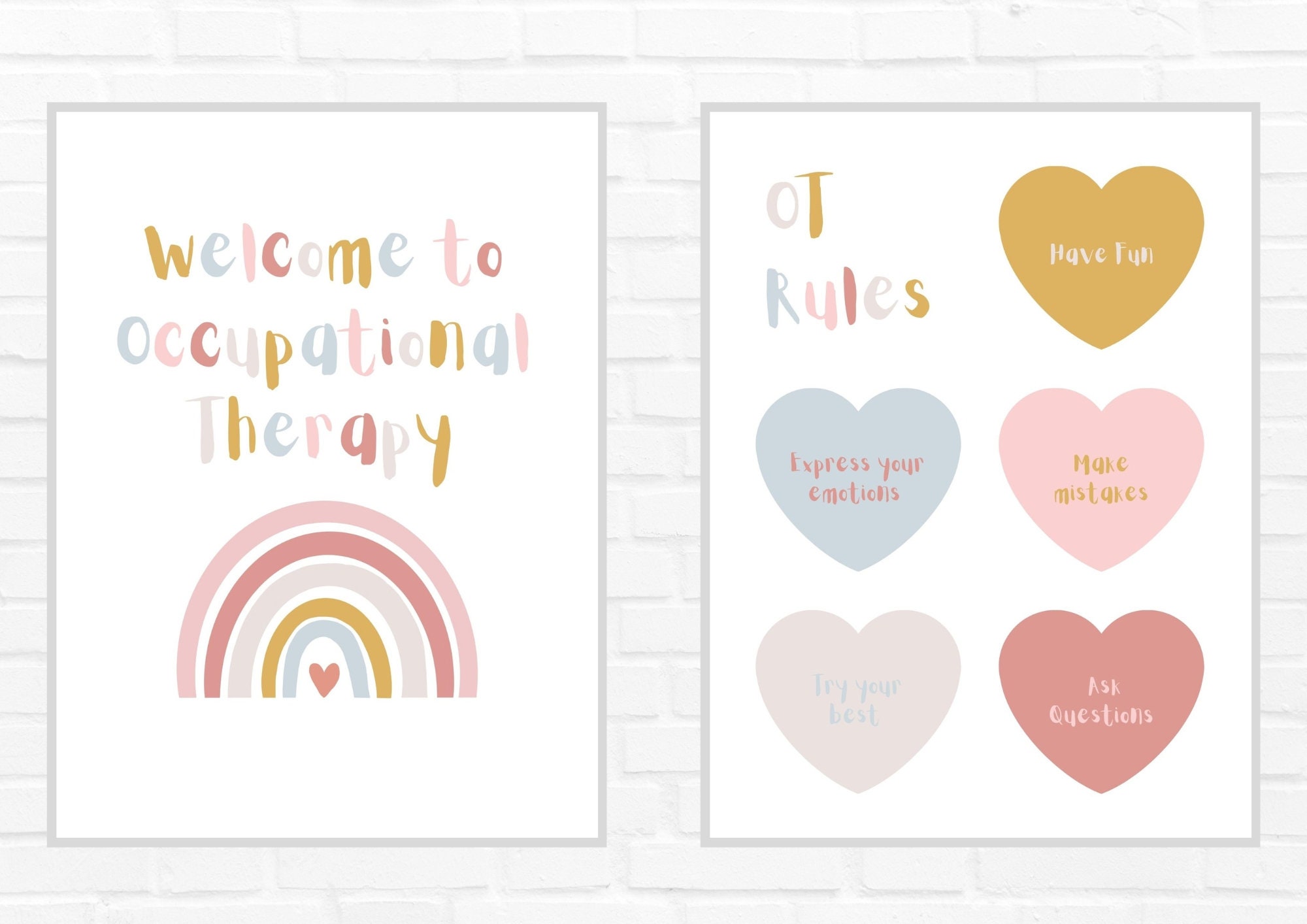 Occupational Therapy Posters - Etsy