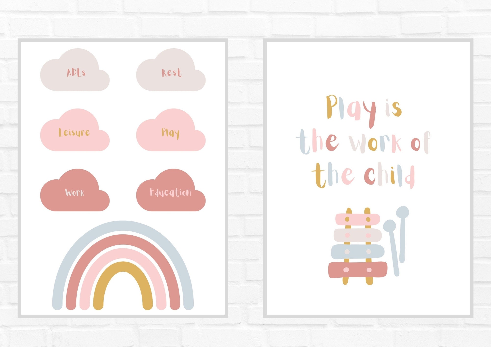 Occupational Therapy Posters - Etsy